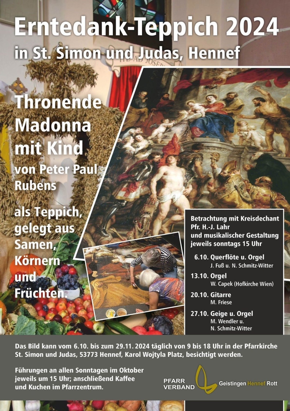Pfarrverband Geistingen-Hennef-Rott | Fotogalerie Ernteteppich 2024